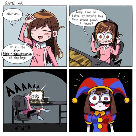 Mizuhara Chizuru Pomni And Lizzie Freeman Kanojo Okarishimasu And 1