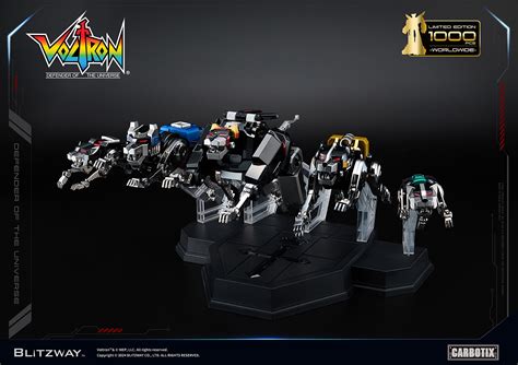 Voltron Carbotix Black Lion Voltron Figure By Blitzway The Toyark