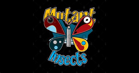 Mutant Insects Butterfly Mutant Butterfly Sticker Teepublic
