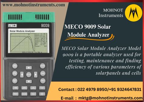 A Portable Analyzer Called The Solar System Analyzer Is Used To Test Monitor Measure Examine