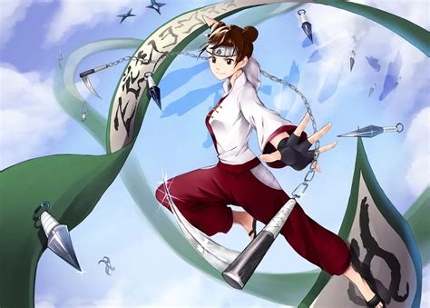 Tenten The Master Of Weaponry And Fuinjutsu Otaku Sun