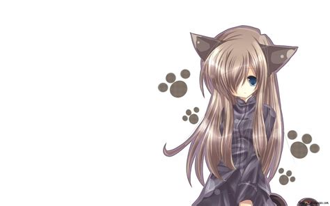Anime Girl With Cat Ear Headband 4k Wallpaper Download