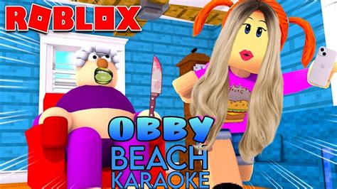 Obby Beach Karaoke Youtube
