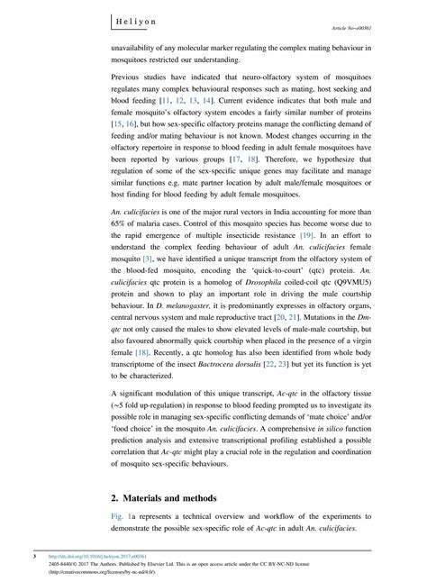 Solution Sex Specific Molecular Responses Of Quick To Court Protein In