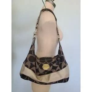 Coach Bags Coach Carly Signature Logo Hobo Micro Purse Denim