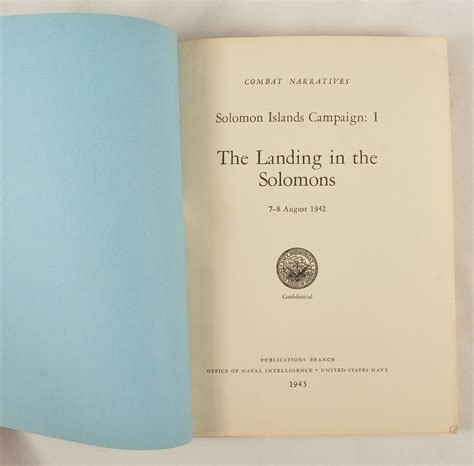 Original Wwii Oni Us Navy Combat Narratives 9 Books Solomon Islands