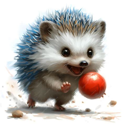 Premium Photo Cute Pebbles The Hedgehog Cliaprt