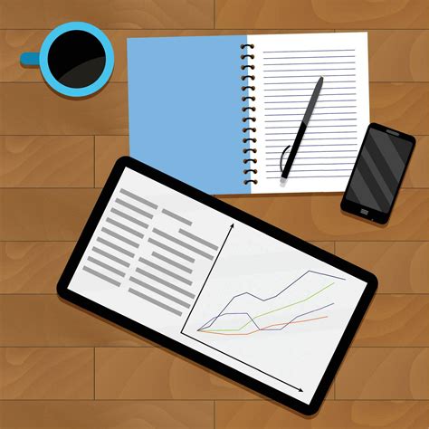 Infographic Analytics Statistical Vector Report Accounting