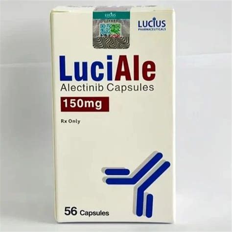 Luciale Alectinib 150 Mg Capsule Packaging Size 56 Capsules At
