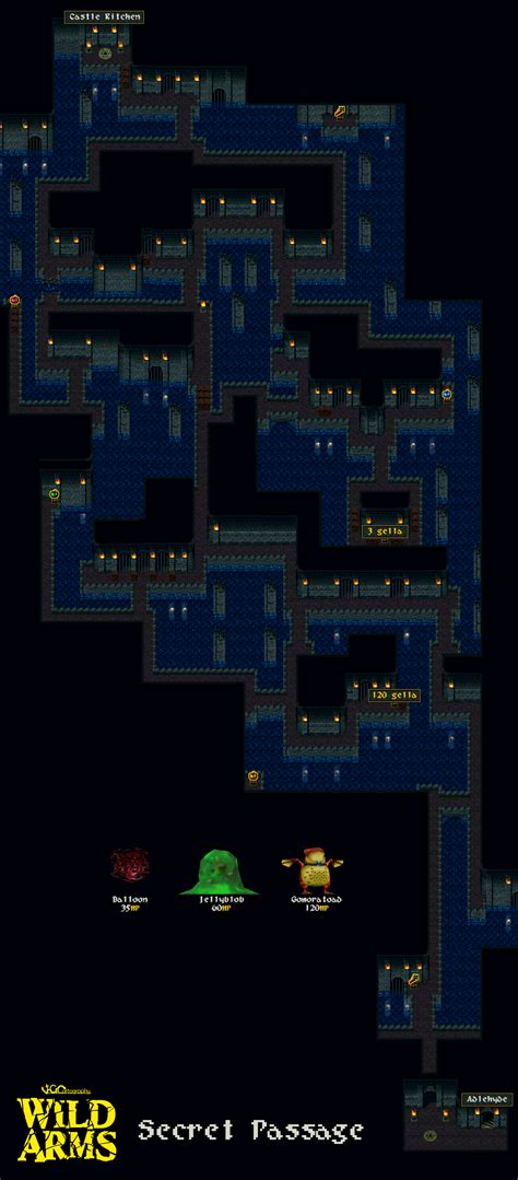 Wild Arms Secret Passage Castle Escape By Vgcartography On Deviantart