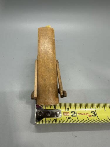 Vintage Wooden Grasshopper Cricket Insect Stapler Kitschy Desk Office