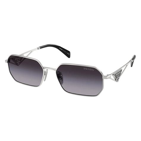 Prada Grey Gradient Geometric Ladies Sunglasses Pr A51s 1bc90a 58