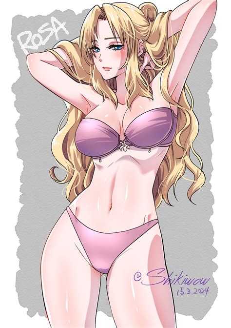 Rosa Farrell Final Fantasy And 1 More Drawn By Shikiwo Danbooru