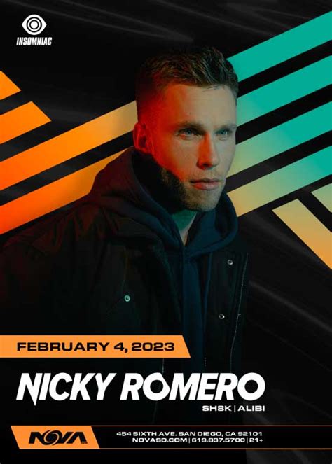 Nicky Romero Tickets At Nova Sd In San Diego By Nova Sd Tixr
