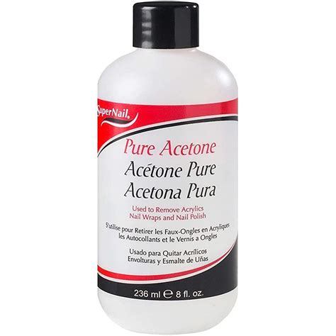 Super Nail Pure Acetone Polish Remover 8 Fl Oz Nail