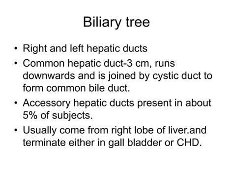 Anatomy Of Gall Bladder Pptx