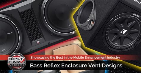 Bass Reflex Enclosure Vent Designs For Optimal Performance