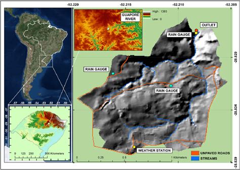 Arvorezinha Experimental Catchment Location Download Scientific Diagram