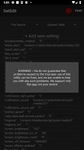 Setedit Settingsdatabaseeditor Apps On Google Play