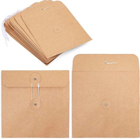 String And Button Envelopes