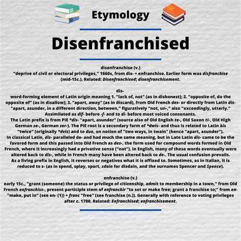 Disenfranchised Rvocabwordoftheday