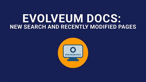 Evolveum Docs New Search And Recently Modified Pages YouTube