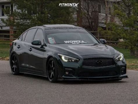 2015 Infiniti Q50 Hybrid Sport With 19x9 5 Esr Sr07 And Delinte 255x30