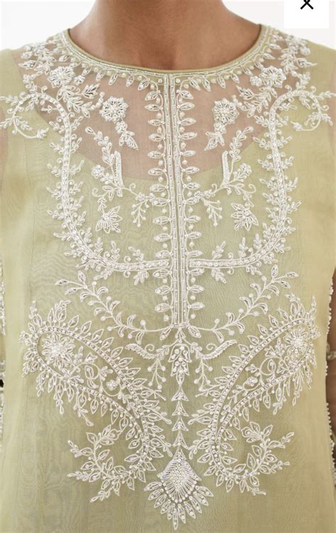 Pin By Farida Baloch On Kurti Neck Designs Latest Fashion Hand Beaded Embroidery Handmade