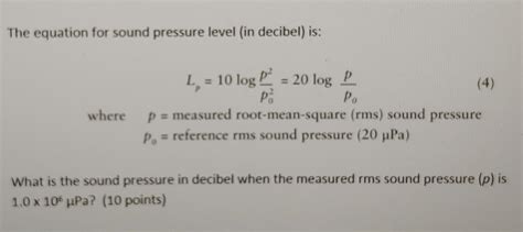 How To Calculate Sound Level At Doug Kristopher Blog