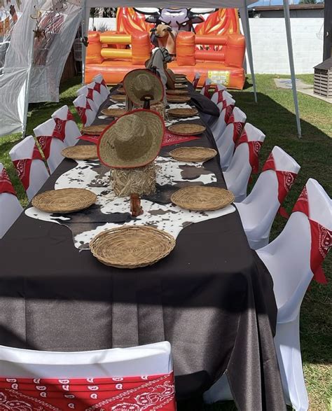 Western Theme Party Table Decor Outdoor Western Party Decor Western