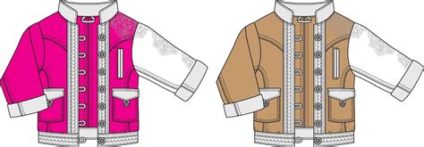 의류 계몽 단결 소녀 새로운 평면 스케치 기술 드로잉 벡터 일러스트 템플릿 프리미엄 벡터