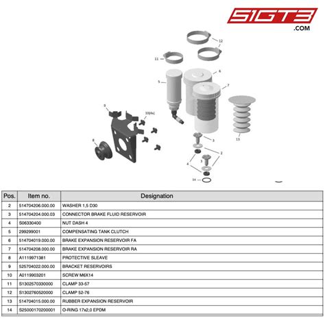 Rubber Expansion Reservoir 51470401500000 Mercedes Amg Gt4 51gt3