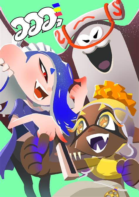 Shiver Frye And Big Man Splatoon And 1 More Drawn By Xdiesds