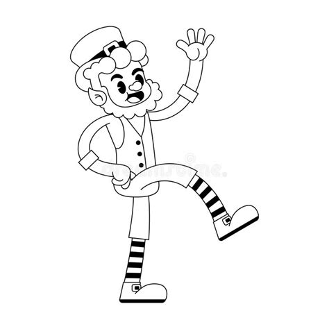 Vector Cute Saint Patrick Character Cartoon Isolated Stock Vector Illustration Of Irish