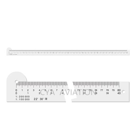 Nautical Miles Scale Ruler Home Cya Aviation