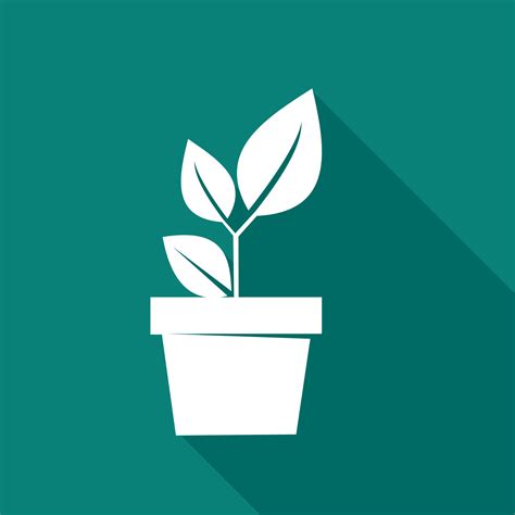 Modern Plant Pot Icon Plant Pot Logo Vector 41150795 Vector Art At