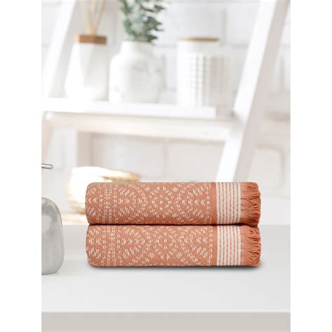 Buy My Trident Soft Comfort Fashion Cotton Hand Towel 500 Gsm Rose Dawn