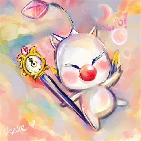 Mog The Moogle By Azurewhitewind On Deviantart