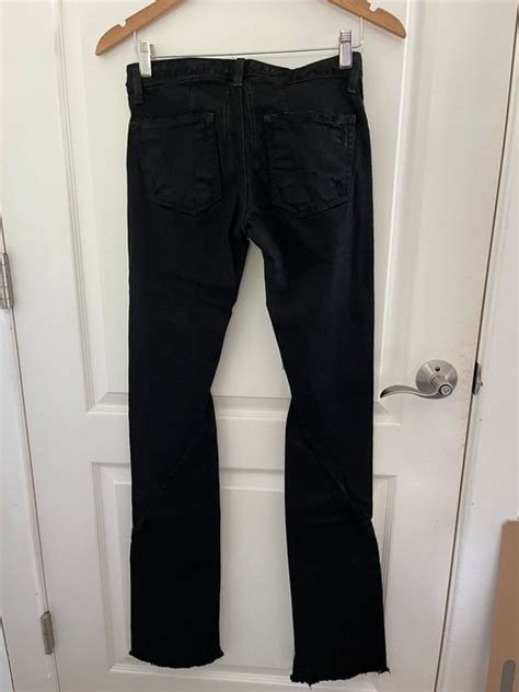 Rick Owens Rick Owens Bias Bootcut Spiral Jeans Grailed