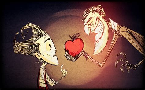 Image Hidden Wilson And Maxwell Apple Picture Dont Starve Game