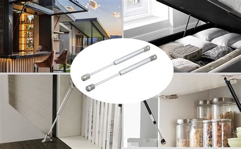 100n Gas Struts 2x Cabinet Door Hinges Lift Up Spring Flap Gas Strut