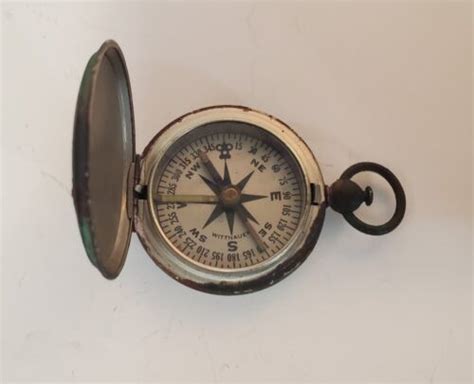 Us Military Wittnauer Ww2 Pocket Compass 4617671862