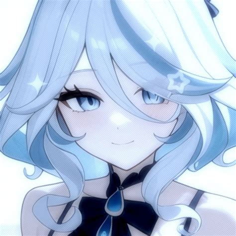 Furina Pfp In 2025 Anime Drawings Yami Kawaii Art Blue Anime