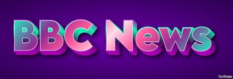 Bbc News Text Effect And Logo Design Trendy