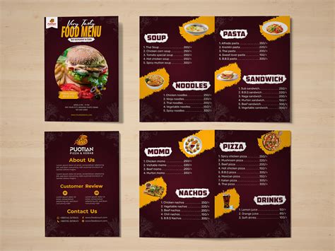 Restaurant Menu Book Design Behance