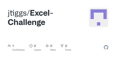 Github Jtiggsexcel Challenge