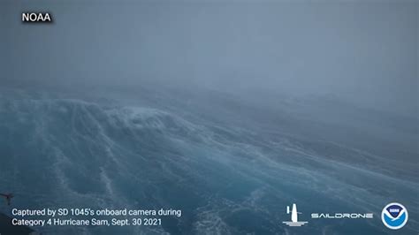 Hurricane Fiona Surface Vehicle Saildrone Explorer Sd 1078 Captures Amazing New Video Inside