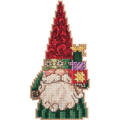 Wichelt Imports Inc Gnome Holding Ts Ornament Counted Cross Stitch