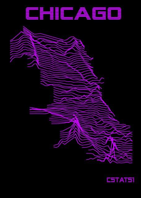 The Elevation Of Chicago [oc] R Dataisbeautiful
