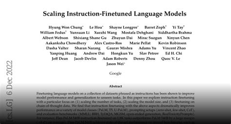 paper page scaling instruction finetuned language models
